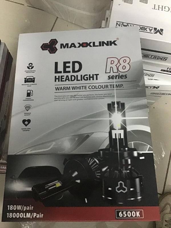 MAXXLINK LED 9012(6500k) R8 LED HEAD LIGHT – Motomizers